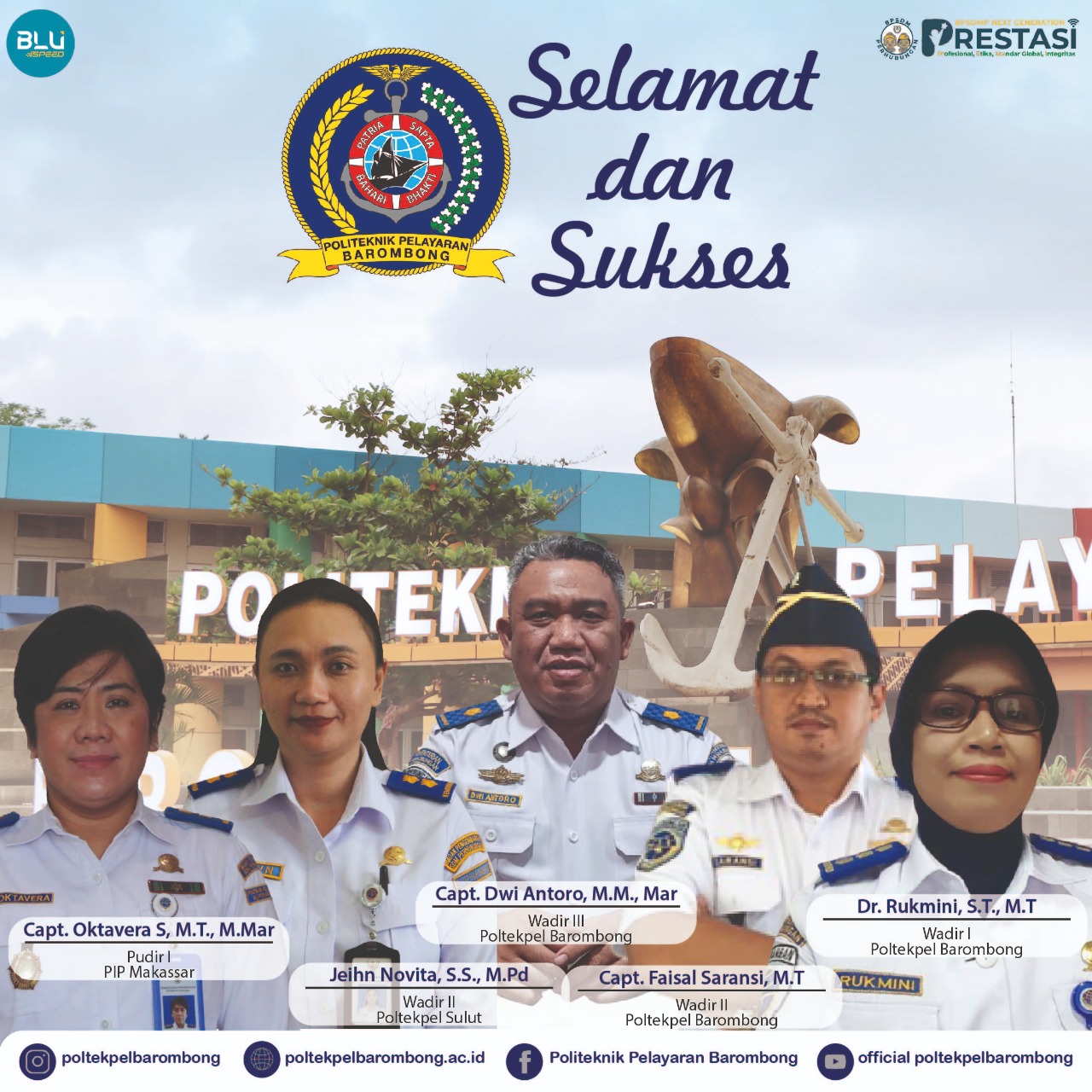 Direktur dan Civitas Akademika Politeknik Pelayaran Barombong ...