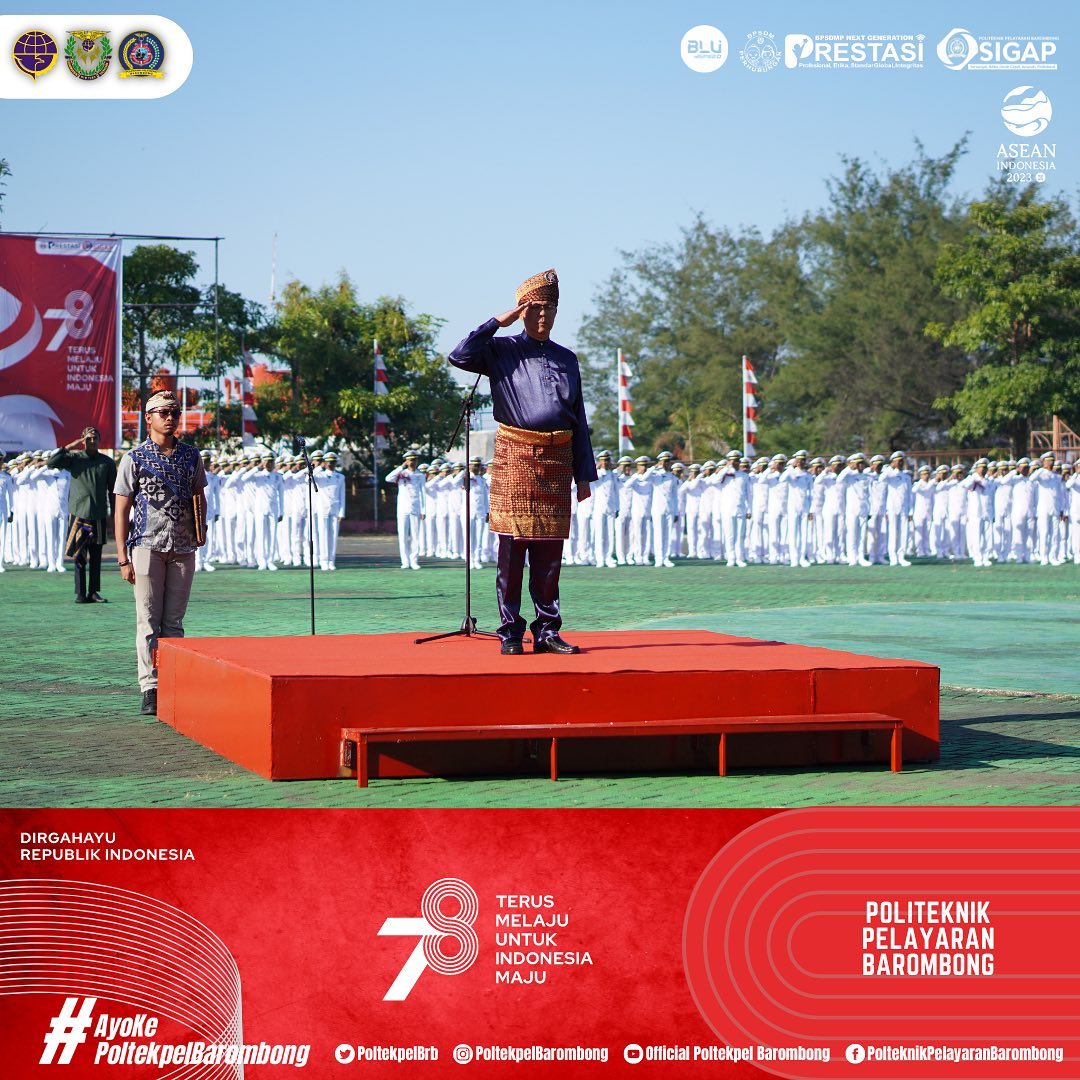 Upacara memperingati Hari Kemerdekaan Republik Indonesia ke-78 Tahun dirangkaikan dengan ...